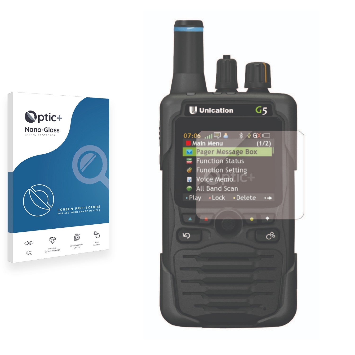 Screen Protectors for Unication G5 Dual Band Pager - ScreenShield