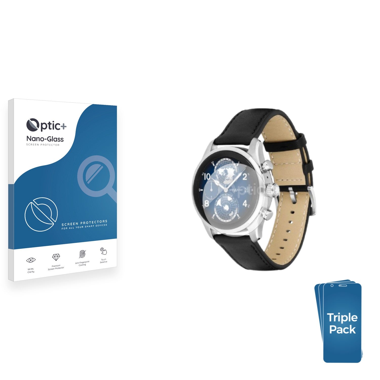 Screen Protectors for Montblanc Summit 3 - Nano Glass, Anti-Glare ...