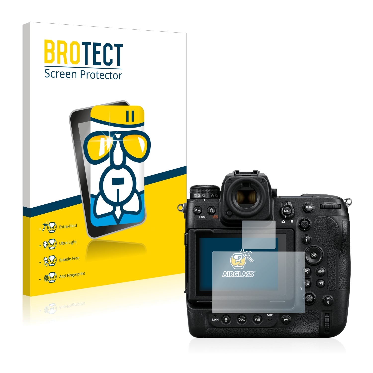 Screen Protectors for Nikon Z 9 - Nano Glass, Anti-Glare, Antiviral ...